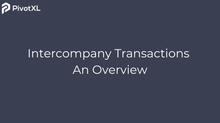 Intercompany Transactions - An Overview - PivotXL
