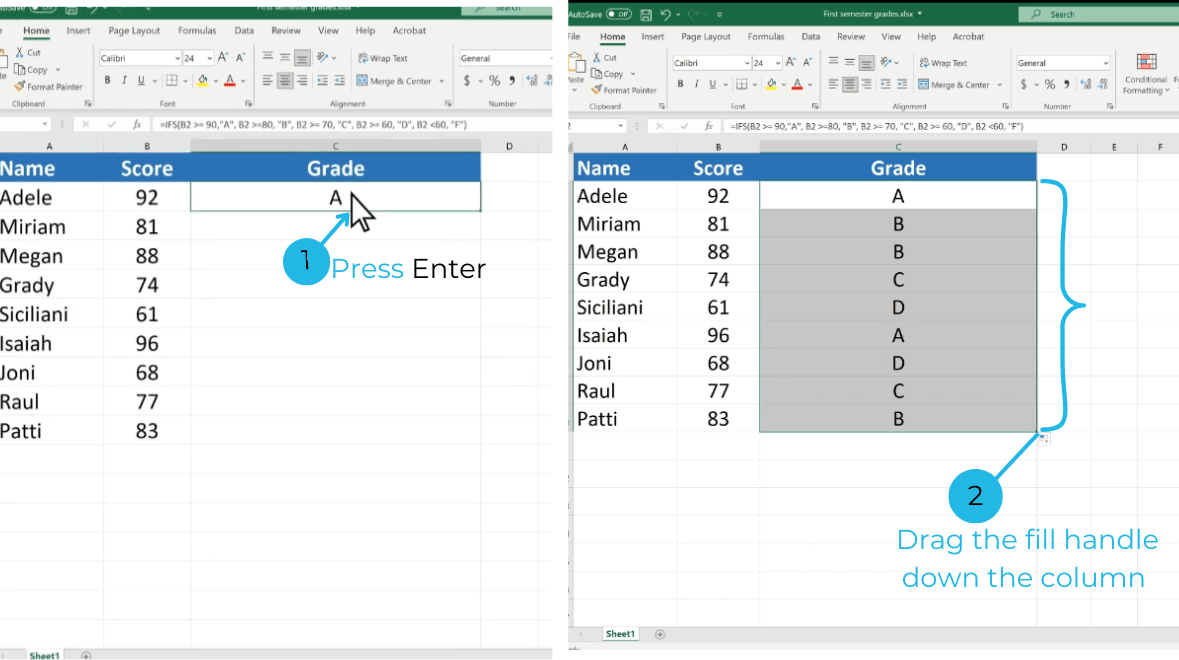 IFS and Formula in Excel: A Step-by-Step Guide - PivotXL