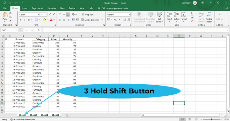 How to Select Multiple Tabs in Excel: A Step-by-Step Guide - PivotXL