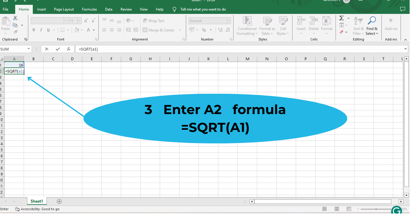 Square Roots in Excel: Easy Step-by-Step Guide - PivotXL