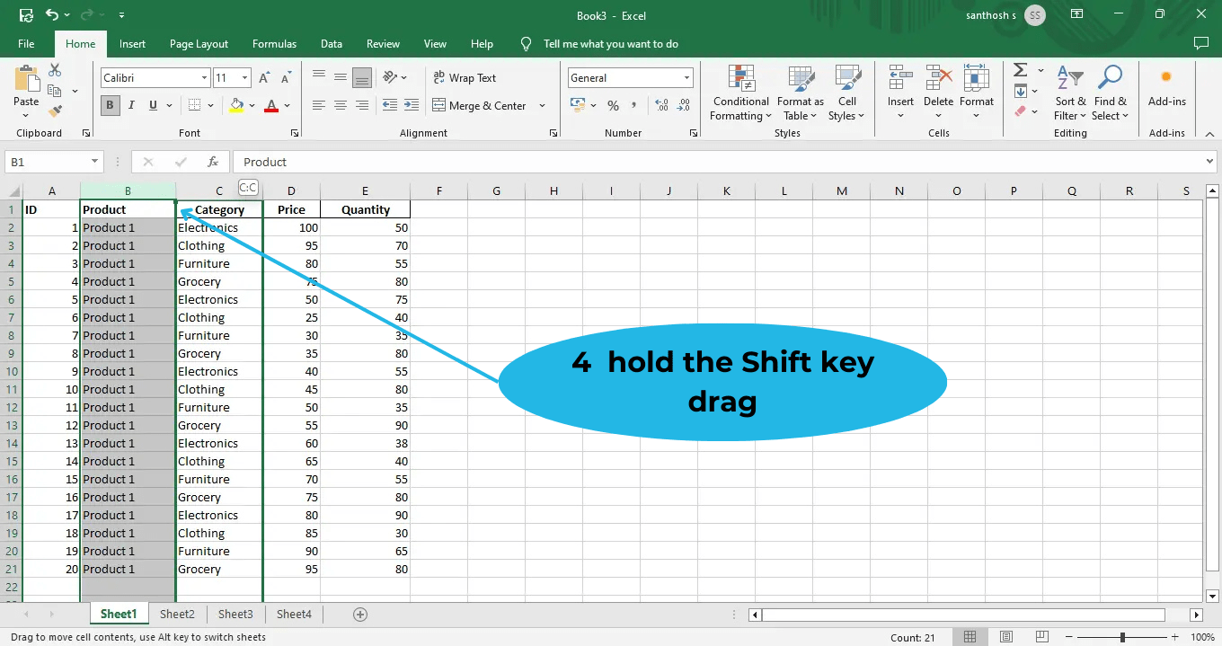Excel Swap Columns: Step by Step Guide - PivotXL