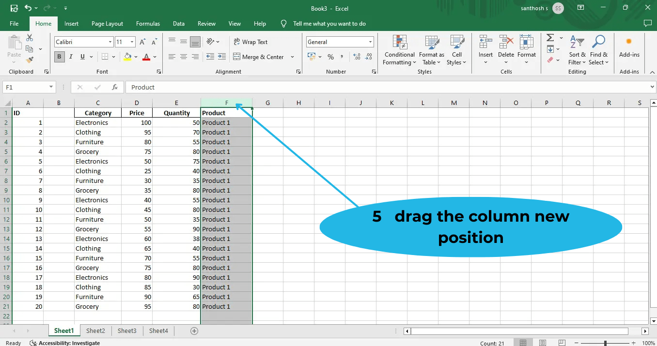 Excel Swap Columns Step By Step Guide Pivotxl