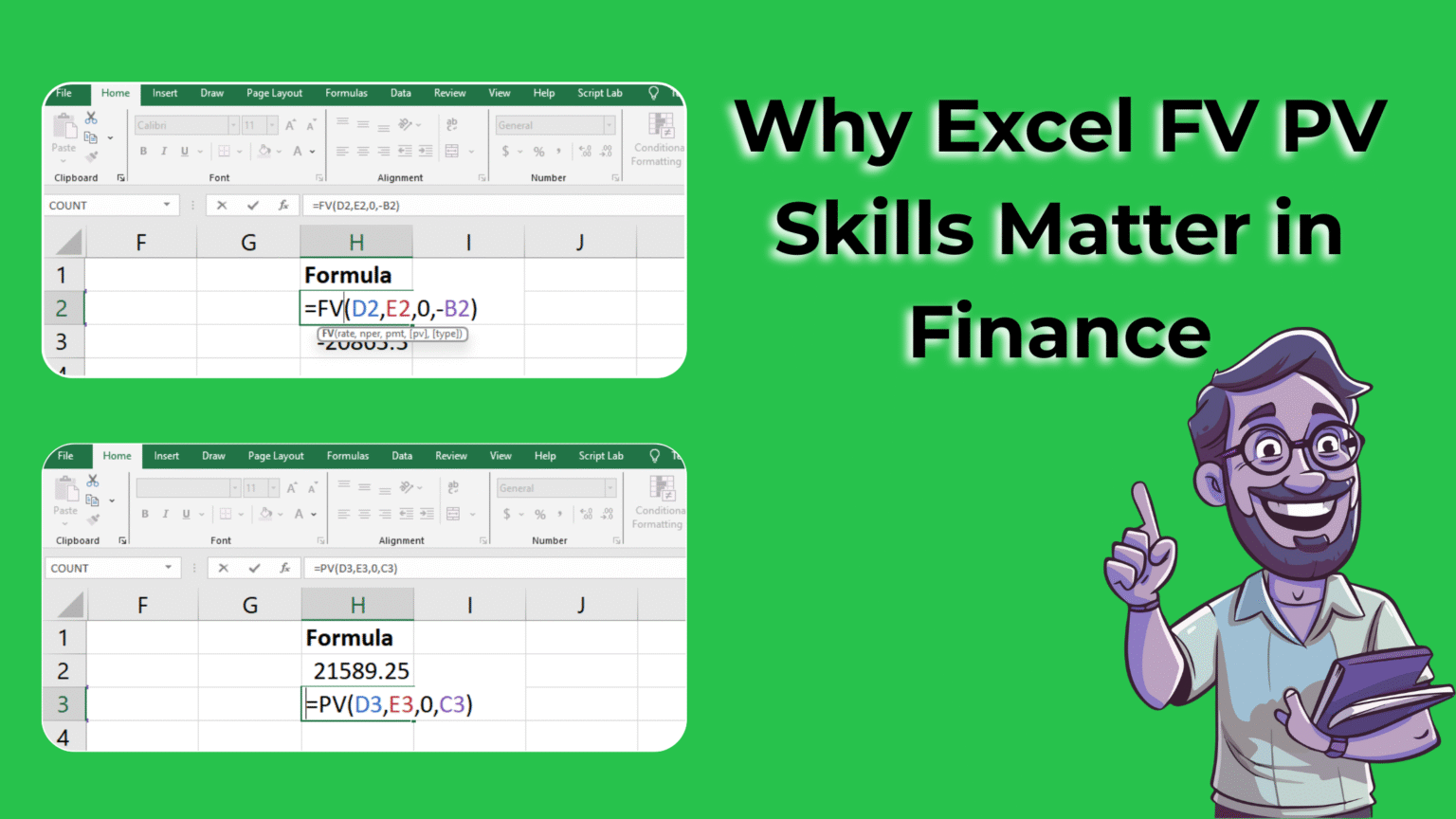 Practice Problems Excel Free Download – FV & PV Skill Guide - PivotXL