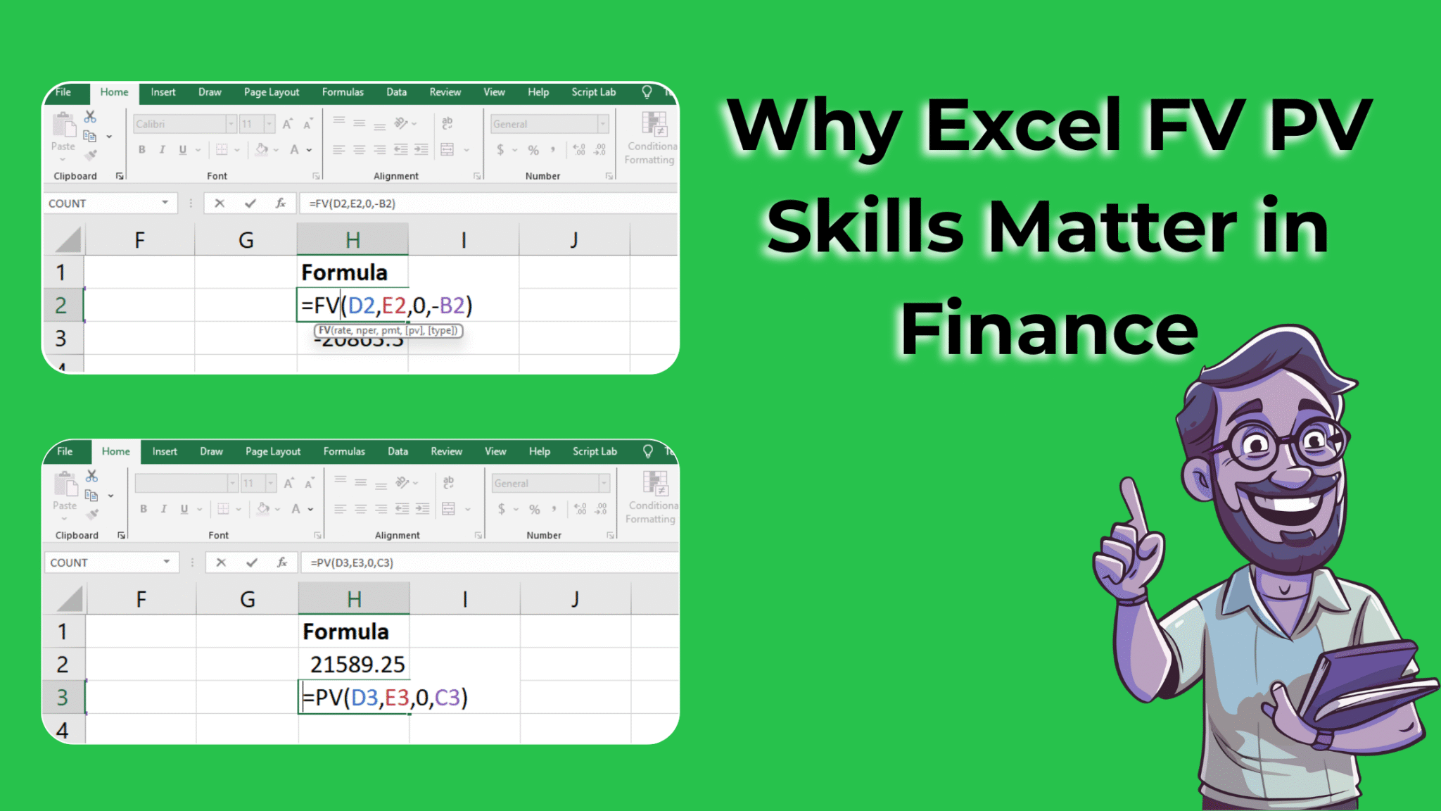Excel FV PV Skills: Practice Problems & Solutions for Finance - PivotXL